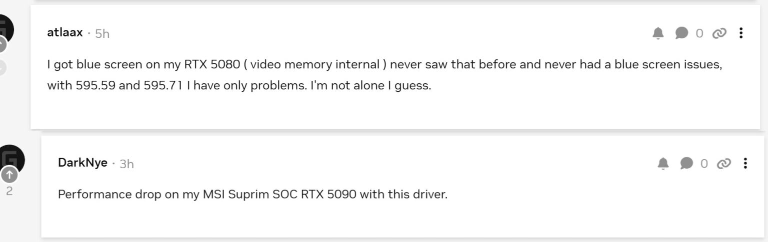 Driver NVIDIA 595.71 Bermasalah: Performa RTX 50 Series Turun, Voltase ...
